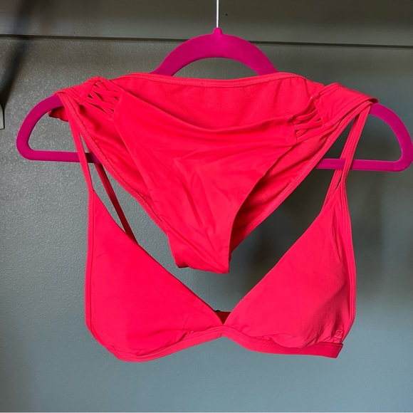 Billabong | Intimates & Sleepwear | Billabong Soft Red Bikini Large ...